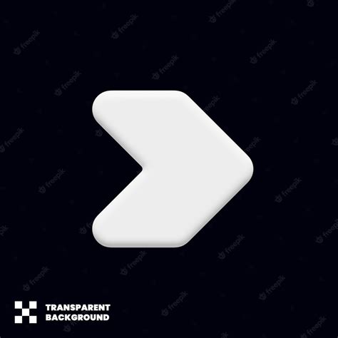 Premium Psd Chevron Arrow Pointer 3d