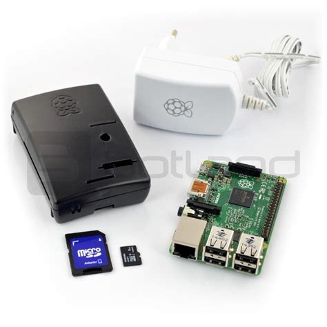 Raspberry Pi 2 Set Model B Case Power Supply Botland Robotic Shop