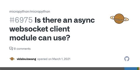 is there an async websocket client module can use · issue 6975