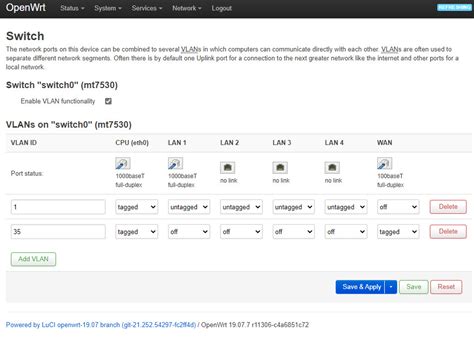 Vlan 35 Required By Isp Network And Wireless Configuration Openwrt Forum