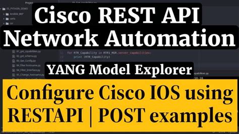 Ehsan Momeni Bashusqeh On Linkedin Network Automation Restconf Yang Cisco Configuration Using