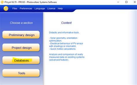Pvsyst Software Getting Started Tutorial Electronic Clinic