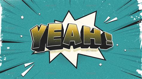 3D Comic Text Effect - Graphics | Motion Array