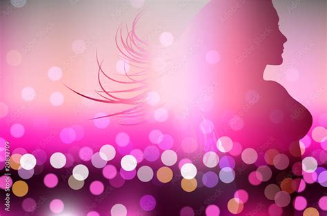 Sexy Woman Background Stock Vector Adobe Stock