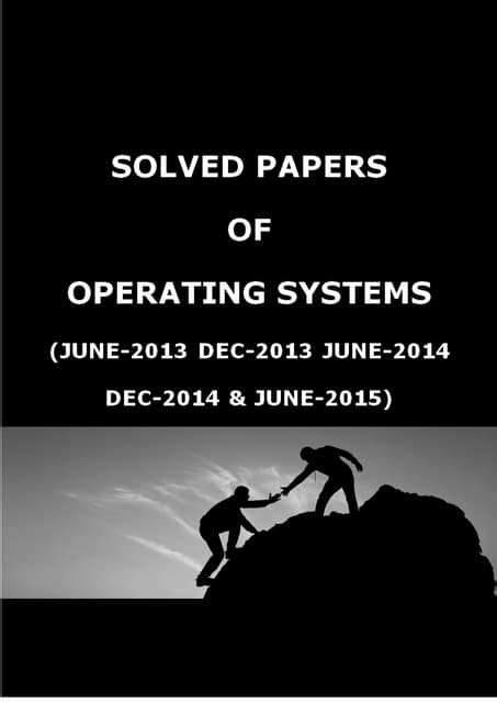 Vtu 5th Sem Cse Operating Systems Solved Papers Pdf