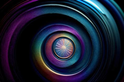 Premium Ai Image A Multicolored Image Of A Circular Object