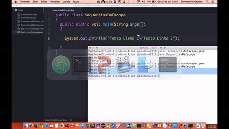 Aula 33 Sequências De Escape Java Curso Java Youtube