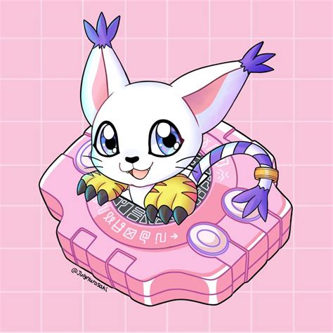 Tailmon Digimon Drawn By Murasakijulymurasaki Danbooru