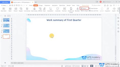 How To Insert Objects In Wps Presentation Wps Office Academy