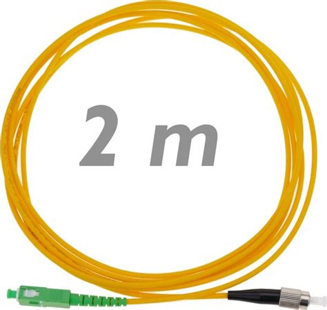 Bematik Glasvezelkabel Fc Pc Naar Sc Apc Singlemode Simplex 9125
