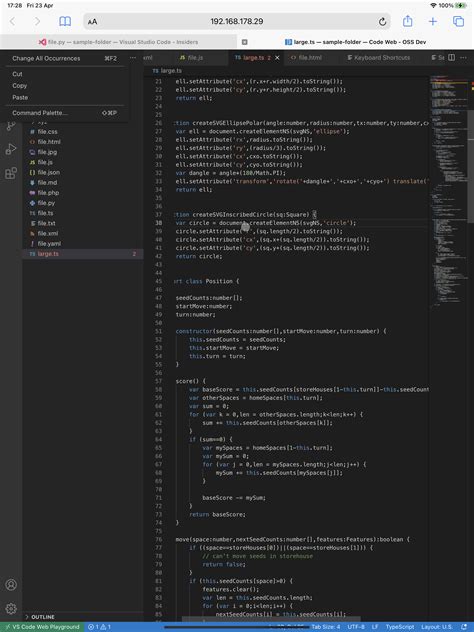 Editor Context Menu Badly Positioned · Issue 122035 · Microsoftvscode · Github