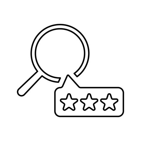 Premium Vector Magnifier Password Icon Line Outline Design