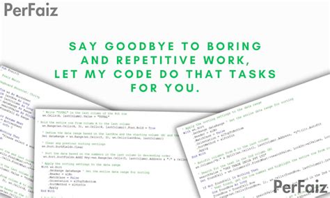 Automate Your Repetitive Excel Tasks With Vba Code By Perfaiz Fiverr