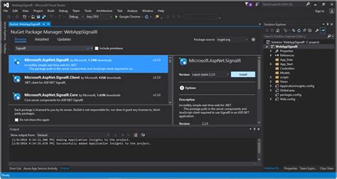 ASP NET MVC Real Time App With SignalR