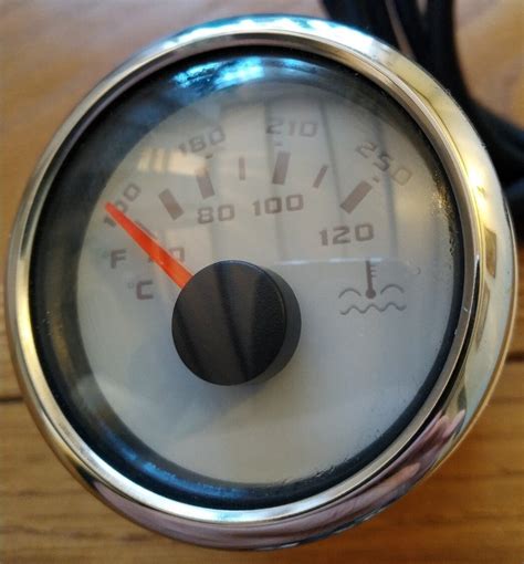 Nmea 2000 Engine Water Temp Gauge In White Boat Bits