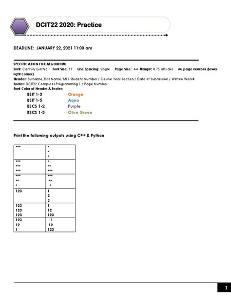 Dcit 22 2020 Practice Pdf Computing Employment