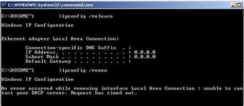 How To Troubleshoot The Unable To Contact Your DHCP Server Error IR Cache