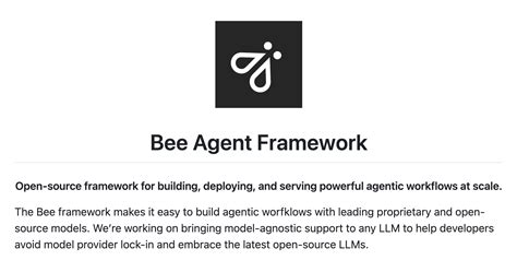 Simple Bee Agent Framework Example Niklas Heidloff