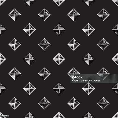 원활한 벡터 패턴입니다 흑인과 백인 기하학적 배경 손으로 그려 장식 부족 요소 인종 민족 전통 모티브 인쇄 그래픽 벡터 일러스트입니다 0명에 대한 스톡 벡터 아트 및 기타