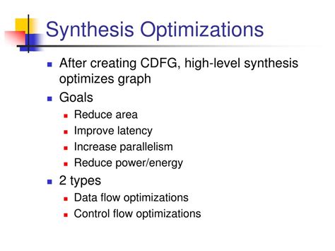 Ppt High Level Synthesis Creating Custom Circuits From High Level Code Powerpoint