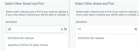 ESP32 Arduino Core 3 0 0 Ajoute La Prise En Charge D ESP32 C6 Et ESP32 H2