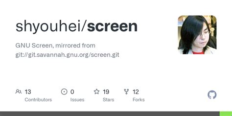 GitHub Shyouhei Screen GNU Screen Mirrored From Git Git Savannah Gnu Org Screen Git