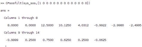 二阶iir滤波器 利用matlab求解级并联结构sos矩阵 Csdn博客