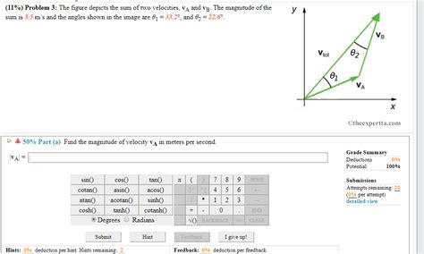 Solved 11 Problem 3 The Figure Depicts The Sum Of Two