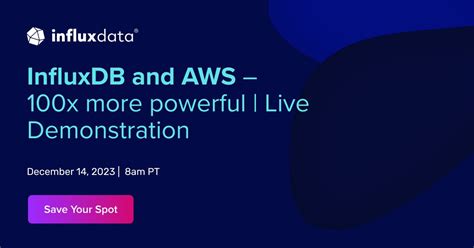How Influxdb And Aws Power Analytics Influxdata Posted On The Topic