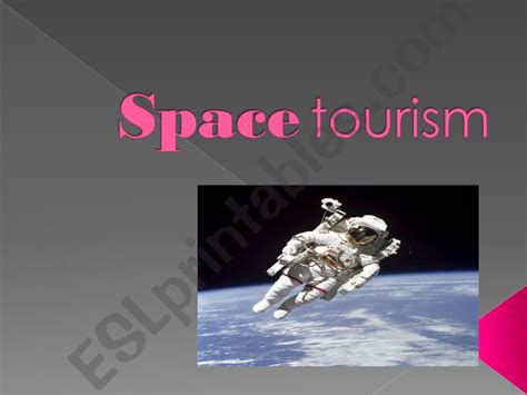 ESL English PowerPoints Space Tourism