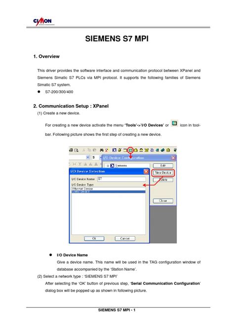 Siemens S7 Mpi Eng Pdf Programmable Logic Controller Message Passing Interface