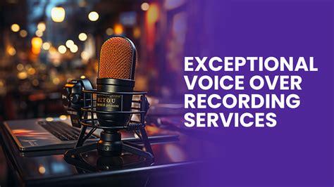Exceptional Voice over Recording Services - Synapsetalent