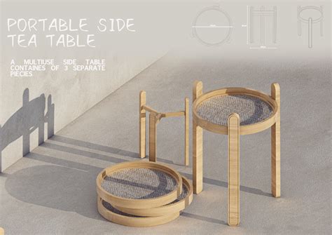 Cha Dao Side Table Behance