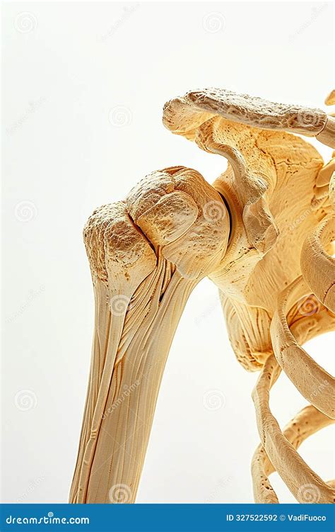 Anatomical Skeleton Of The Knee Joint Of The Human Leg Isolated White