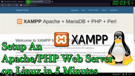 Quick Start Guide Setup An Apachephp Web Server On Linux In Under 5 Minutes Youtube