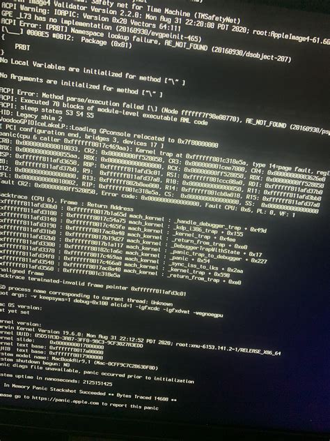 oc stuck on kernel panic r hackintosh