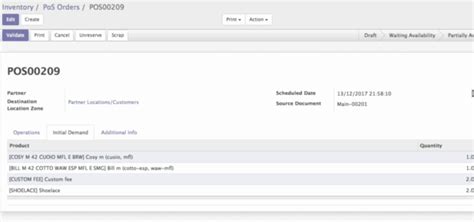 Pos Orders Pos Stock Picking Stuck In Available State Validate Picking Record Does