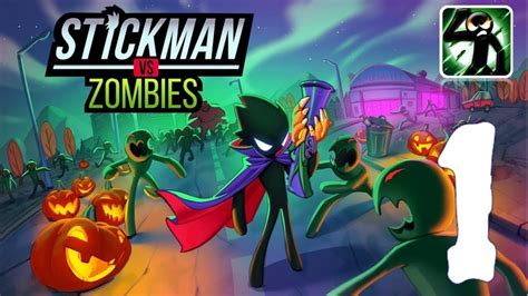 Stickman Vs Zombies Gameplay Walkthrough Level 1 10 Stickman Android Ios Youtube