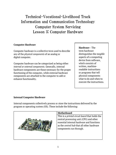 computer hardware pdf computer hardware computer data storage