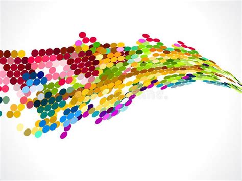 Abstract Colorful Circle Background