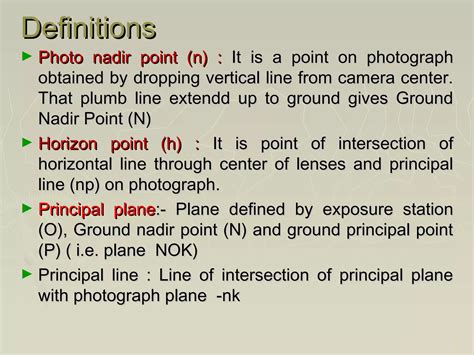 Lecture 1 Aerial Photogrammetry Ppt