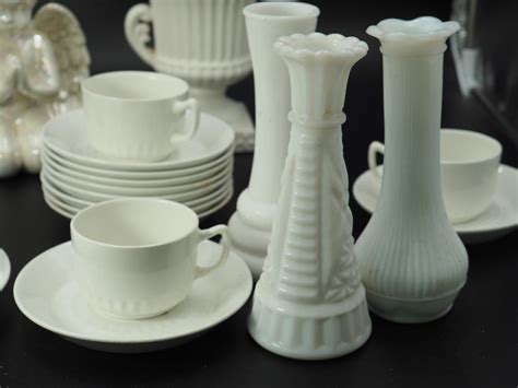 Lot 116 Milk Glass And Collectibles