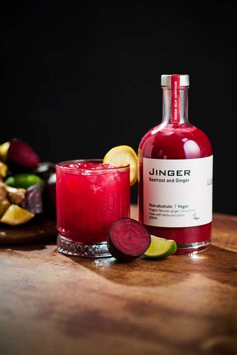 Organic Ginger And Beetroot 500ml No Added Sugar Jinger Drinks