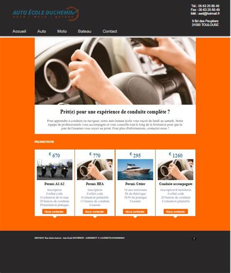 Autres réalisations Html Css CV WordPress