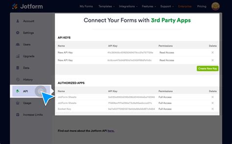 Forms Api And Webhooks Custom Integrations Jotform
