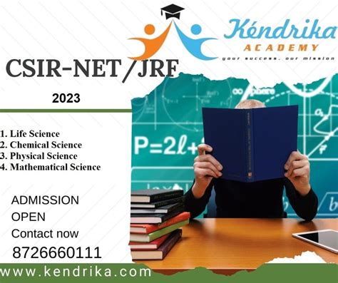 Admission Open For CSIR NET JRF Dec Kendrika Academy