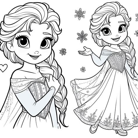 E Lenceli Elsa Izimleri Ocuklar In Boyamasayfalari Com
