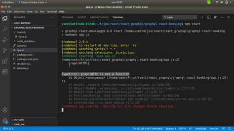 Nodejs Using Graphql And Simple Express Nodejs Setup Caussing Bugs