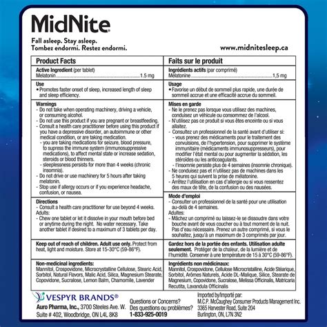 Flash Pharmacy Midnite Natural Sleep Aid Tablets 30 Count