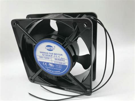 1 Pcs Sinwan Fan S109ap 11 1 Ac 100 120v 17 15w 12038 12cm 2 Wire Ebay